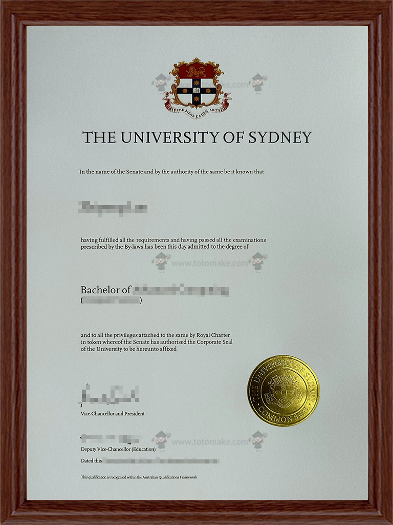 悉尼大学毕业证购买,USYD学位证制作