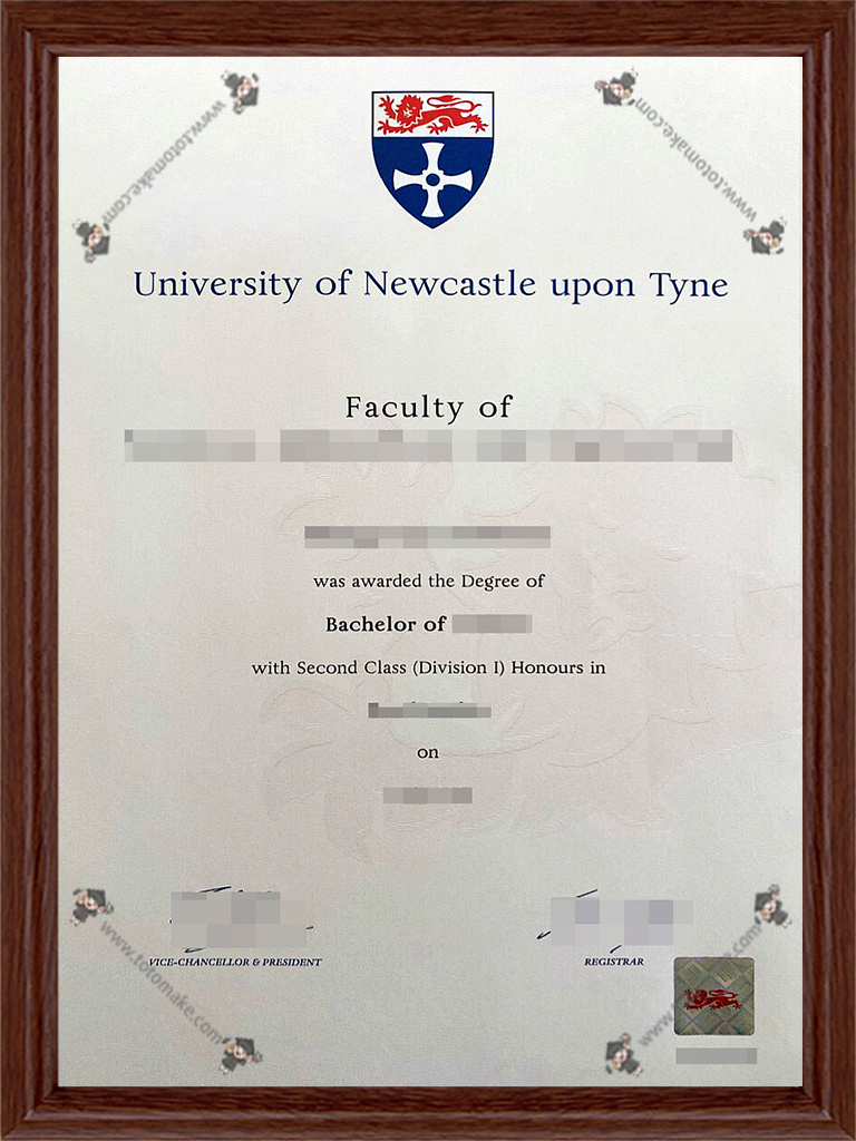 英国纽卡斯尔大学毕业证购买,NCL学位证制作
